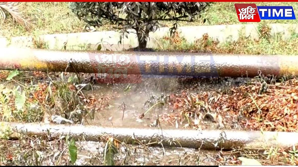 Crude Oil Leak from OIL Pipeline Reported in Assam's Duliajan Crude Oil Leak from OIL Pipeline Reported in Assam's Duliajan