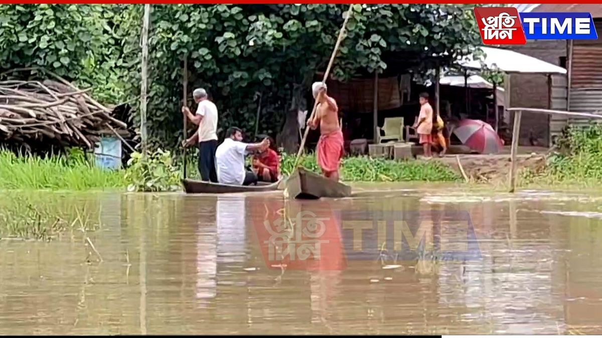 Assam Flood Update: Dikhari River Floods Jonai, Over 20 Villages Hit