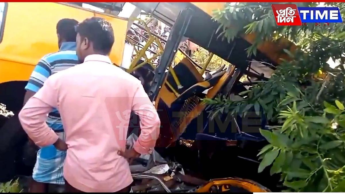 School Bus Hit by Train in Tamil Nadu’s Cuddalore, 3 Students Killed
