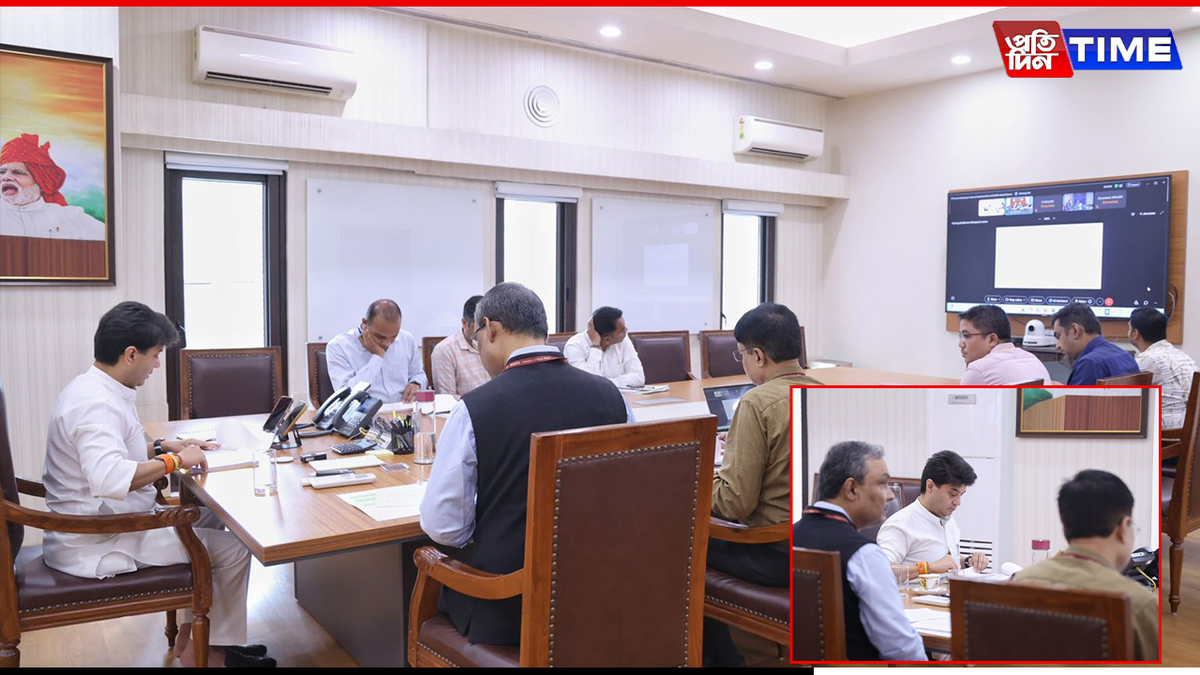 Scindia Charts Growth Path for Manipur in High-Level Review Meet