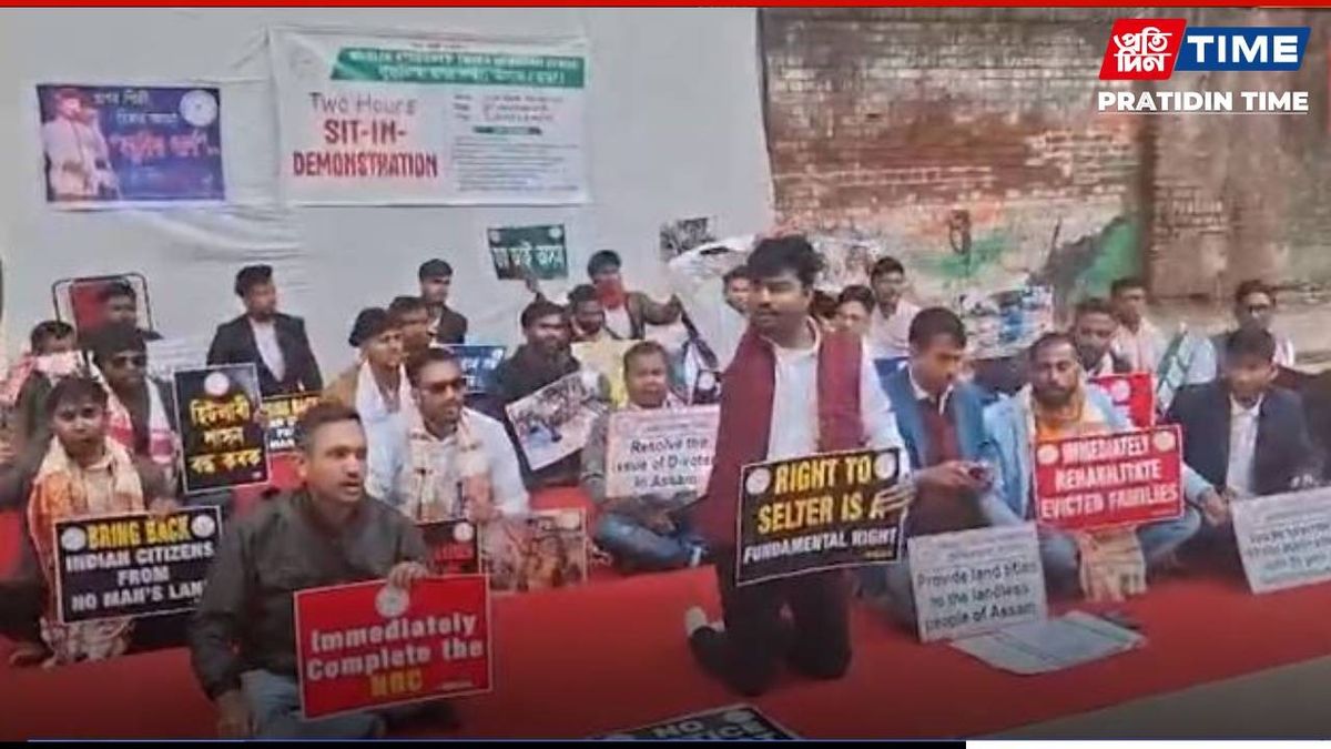 MUSA Protests at Jantar Mantar, Demands Halt to Evictions Without ...