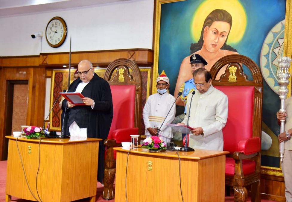 Rashmin M Chhaya Takes Oath as New Chief Justice of Gauhati HC