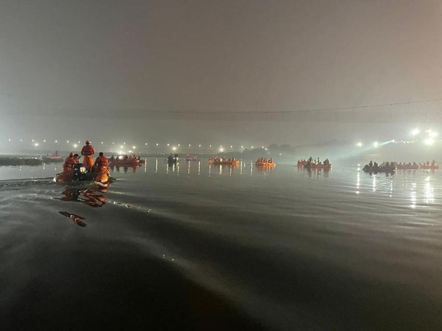 Morbi Cable Bridge Collapse: Over 100 Dead, Search Ops Underway