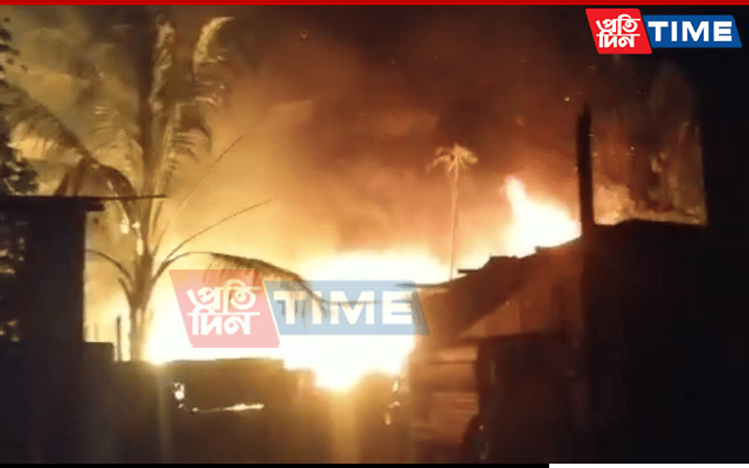 Guwahati: 10 Houses Burnt To Ash In Major Fire At Noonmati