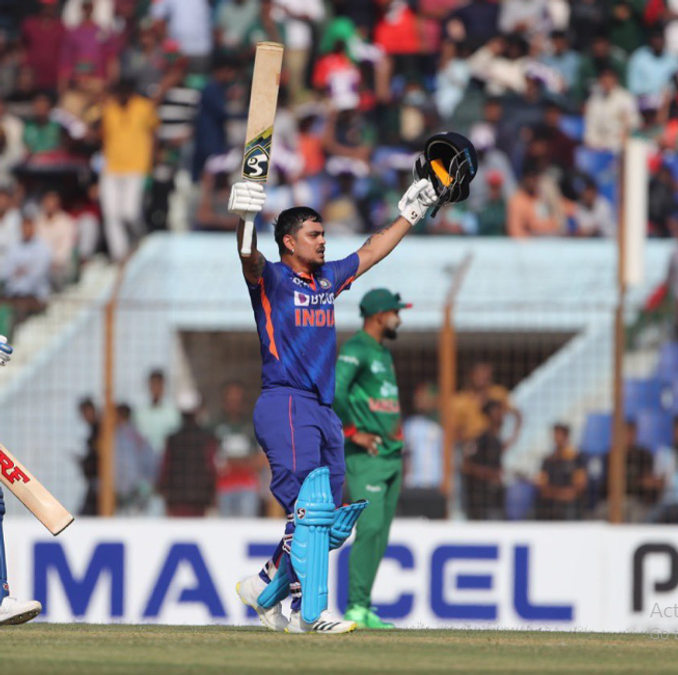 Ishan Kishan Scripts History, Scores Fastest Double Century in Men’s ODIs