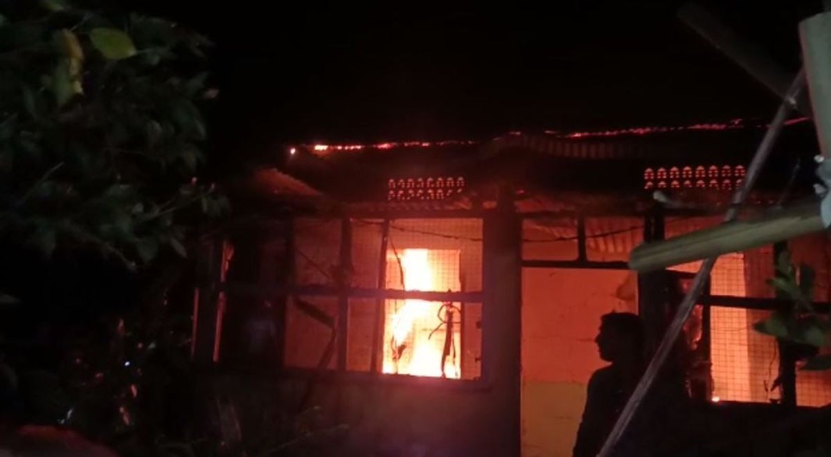 Massive Fire Engulf Two Residential Houses in Assam’s Dabaka