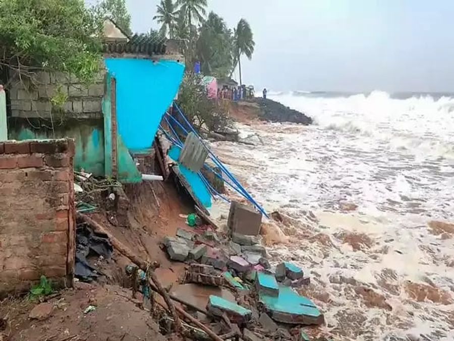 Chennai: Trees Uprooted, Roads Waterlogged as Cyclone Mandous Makes Landfall