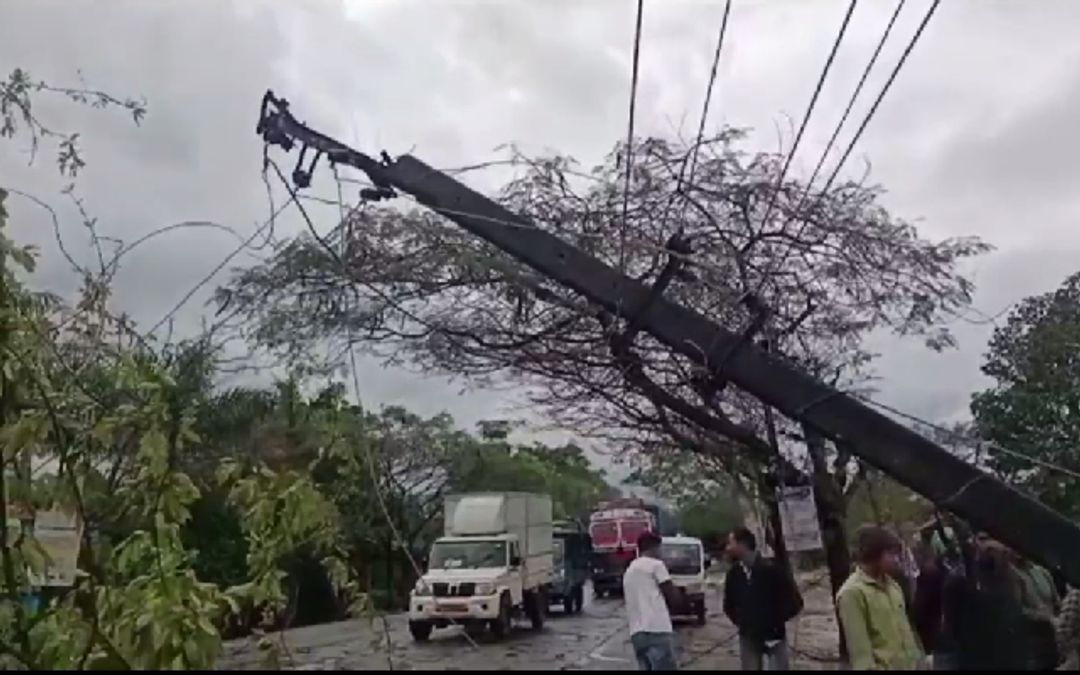 Assam: Storm, Heavy Rainfall Causes Extensive Damage to Jonai