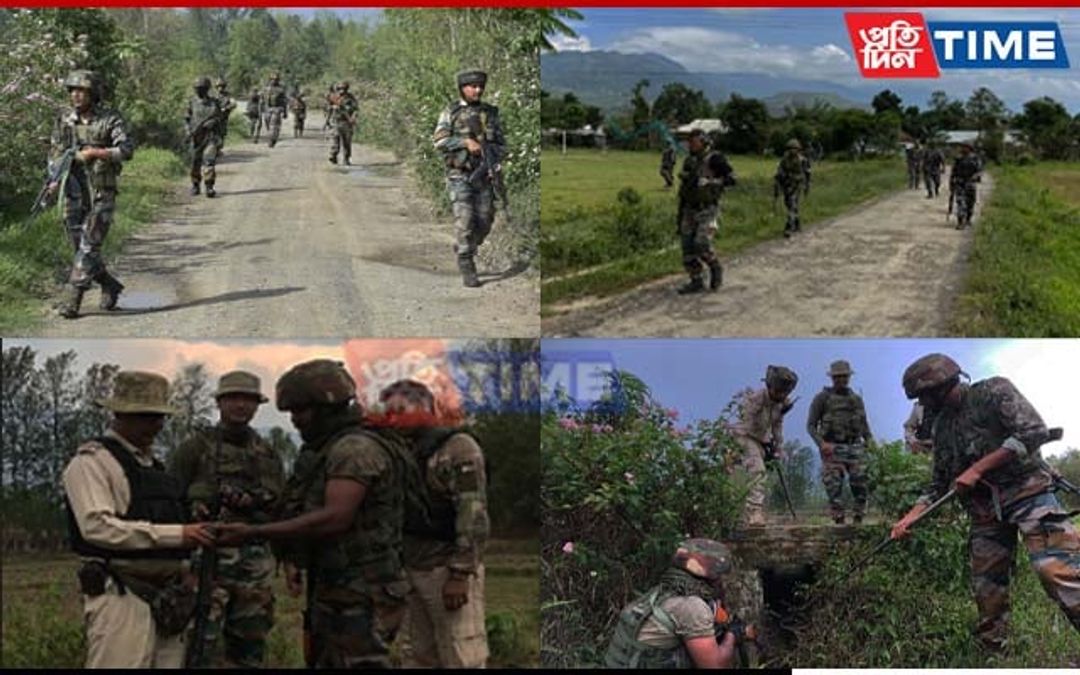 Manipur: Army Continue to Recover Automatic Weapons During Combing Ops