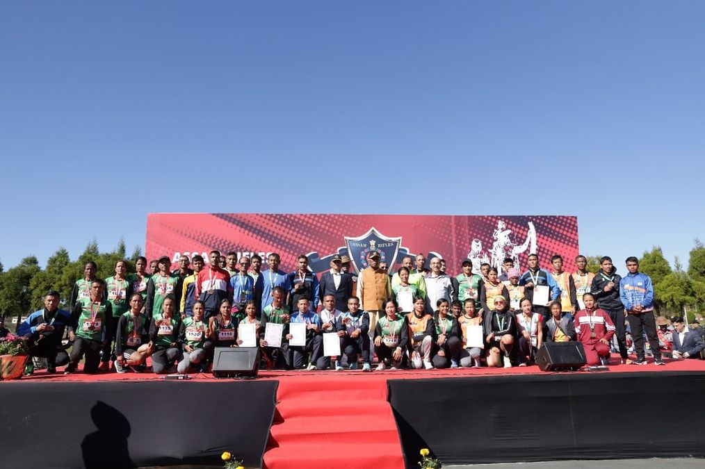Assam Rifles’ 3rd Edition of Half Marathon Held in Shillong’s Laitkor