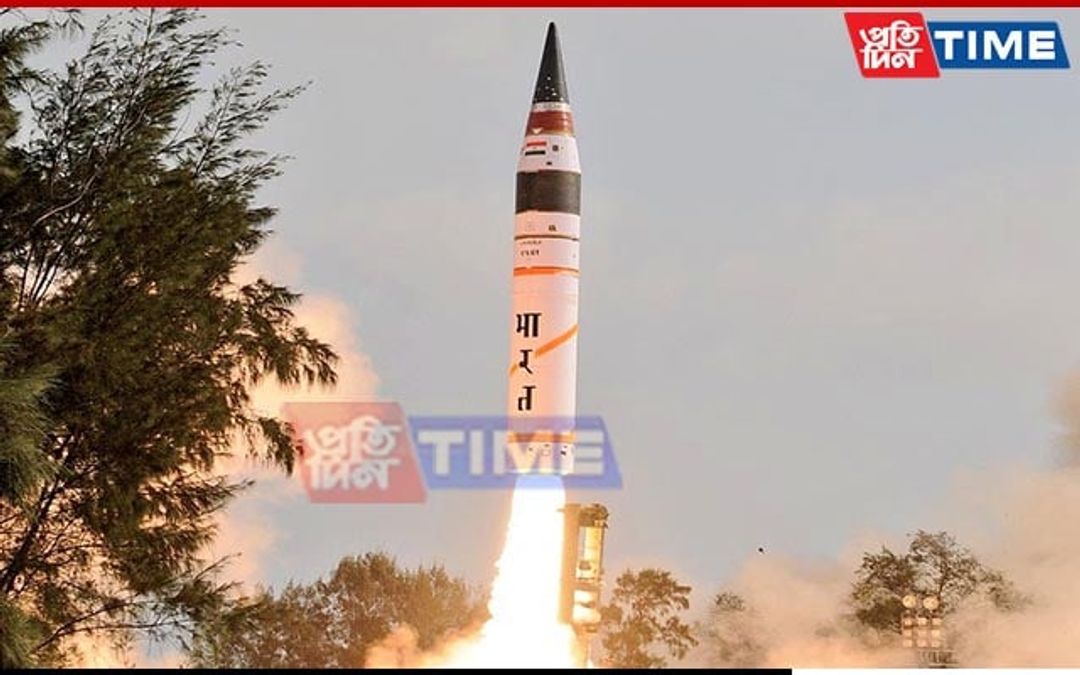 DRDO Conducts Successful Flight Test of Agni-5 Missile With MIRV