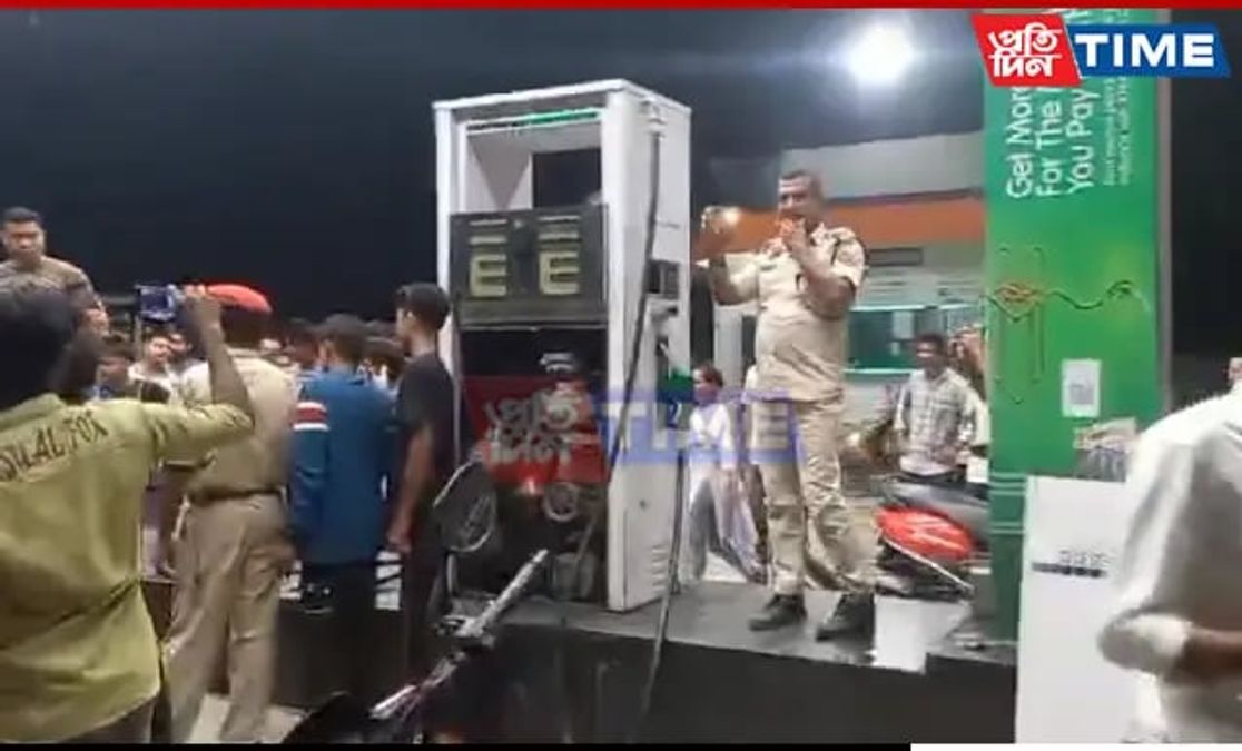 Assam: Several Vehicles Damaged As Petrol Pump Supplies Water, Locals ...