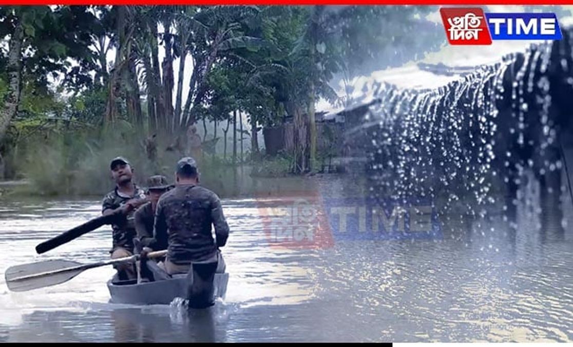 Assam Grapples with Dual Crisis: Floods and Severe Storm Warnings