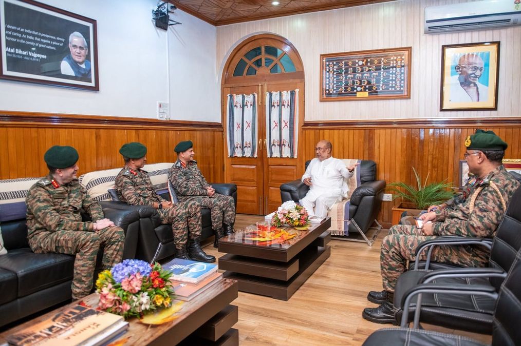 Indian Army Chief Meets Manipur CM, Discuss Strategies For Restoring Peace