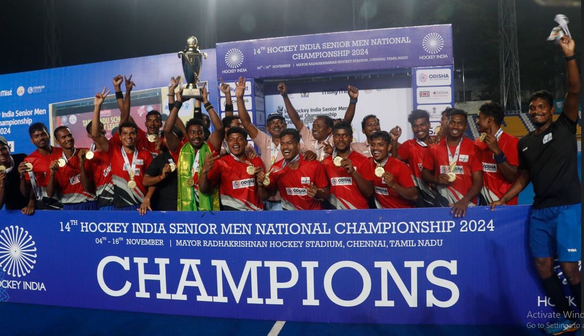 Odisha Hockey team lift Senior Men National Championship title