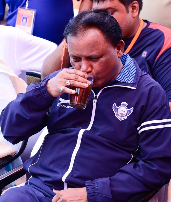 Odisha CM Mohan Majhi sips 'desi chai' from 'Bideshi Babu' tea stall