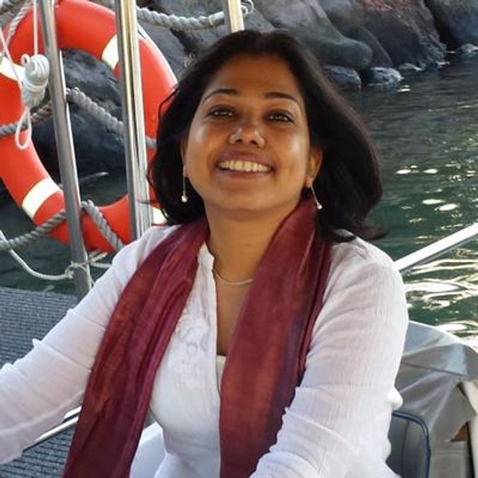 Rescued Indian aid worker returns to India