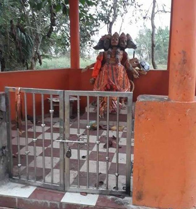Odisha: Miscreants ransack temple, damage idols