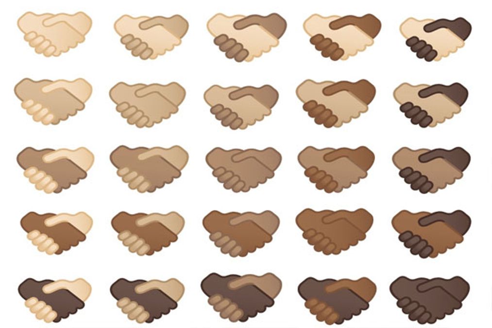 Google launching handshake emoji with 25 skin tone options