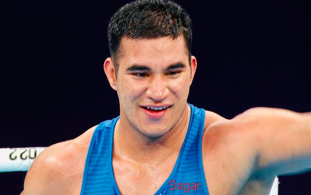 Commonwealth Games: Indian boxer Sagar Ahlawat reaches super ...