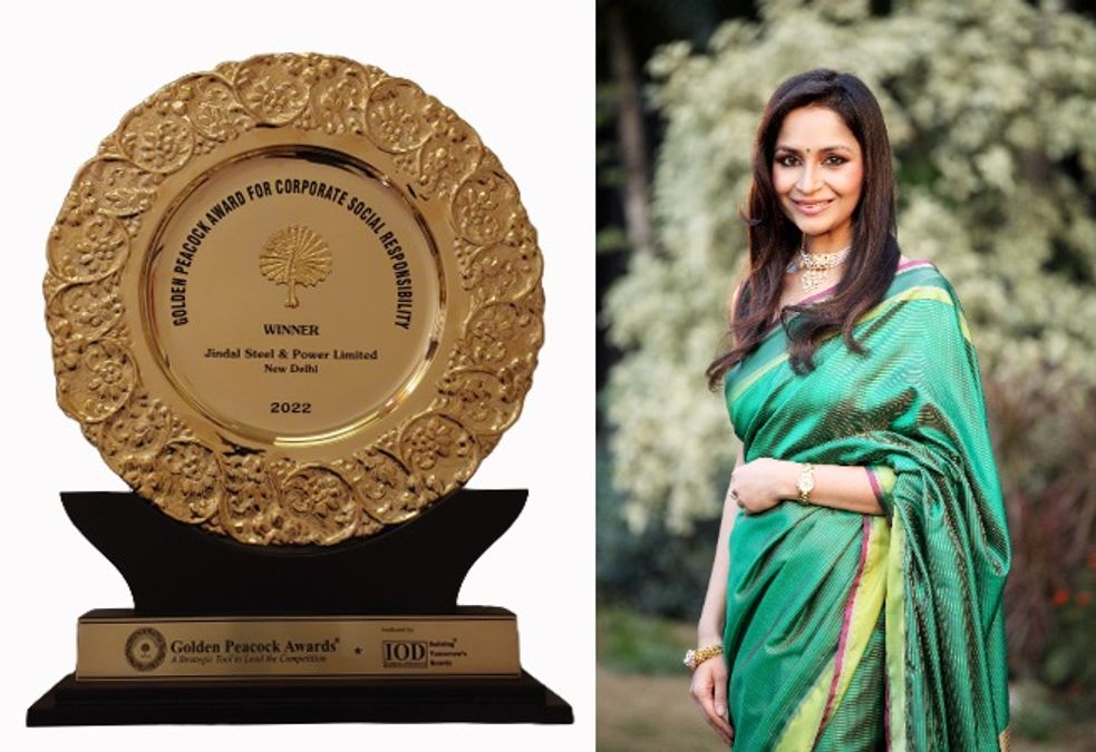 Jindal Steel & Power wins prestigious Golden Peacock CSR Award