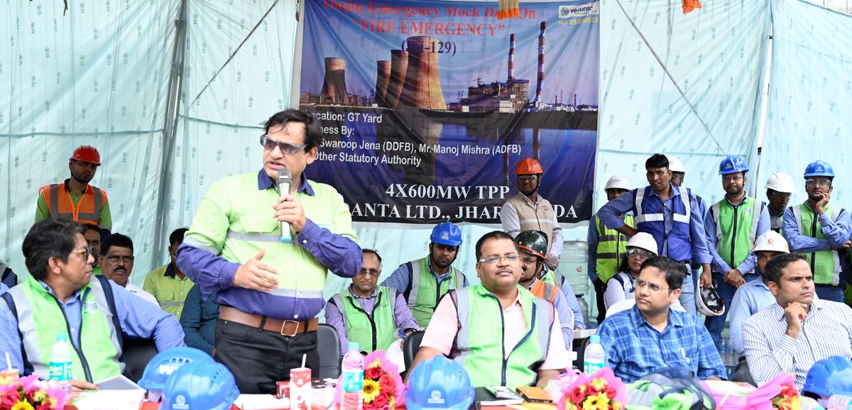 Vedanta Aluminium conducts first-ever Transformer Fire Mock Drill in ...