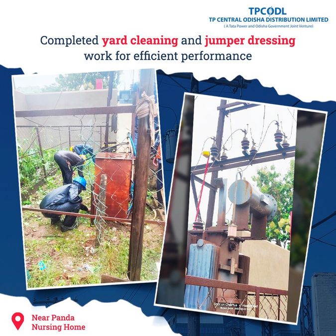 TPCODL enhances operational efficiency with yard cleaning and jumper ...