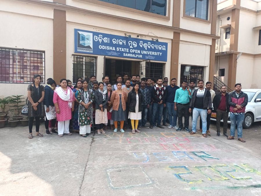 Odisha open university staff protest over ill-treatment, layoffs by VC