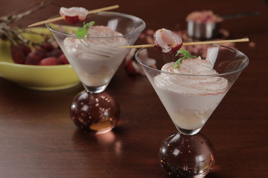 Lychee And Rose Mousse