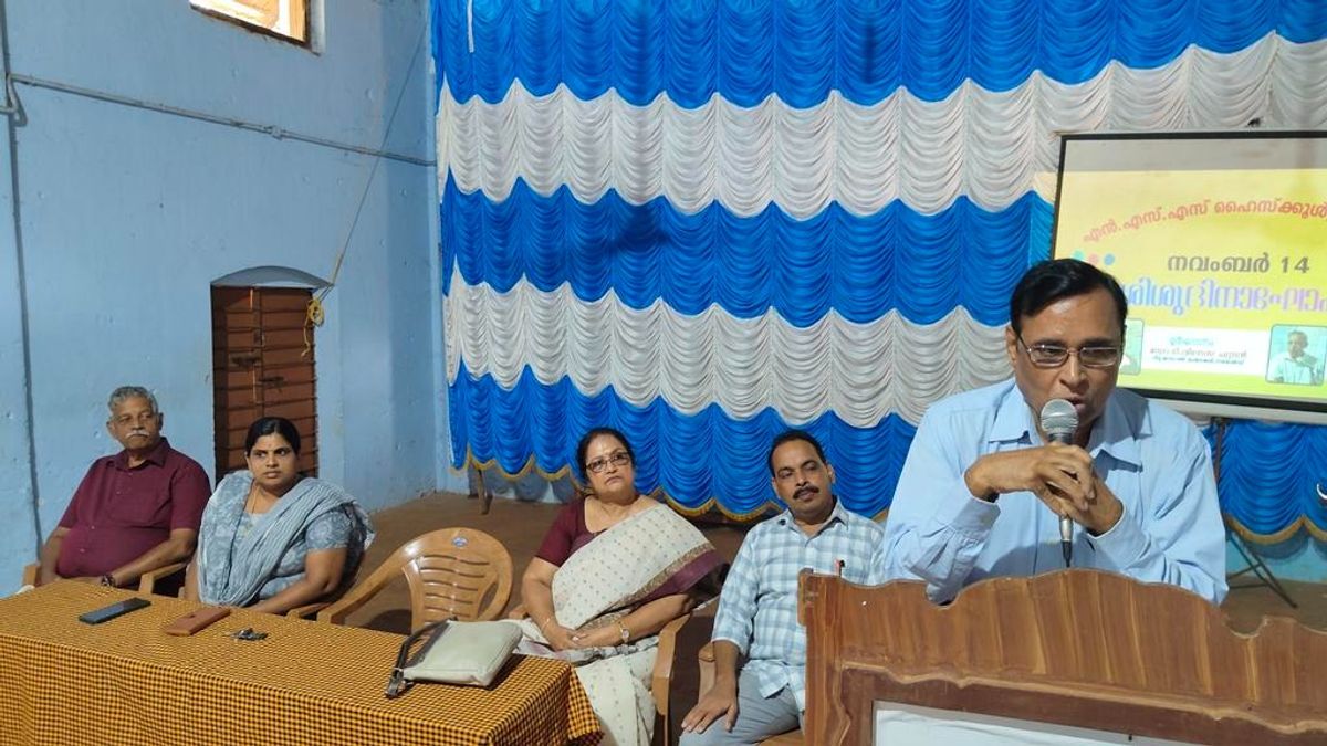 വേങ്ങശ്ശേരി എൻ എസ് എസ് ഹൈസ്കൂളിൽ ശിശുദിനാഘോഷം നടത്തി