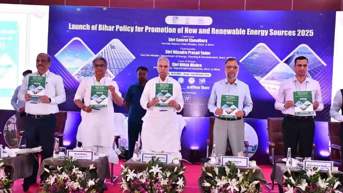 Bihar Unveils Renewable Energy Policies, Signs Major MoUs Worth Over ₹5,300 Crore