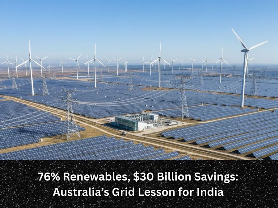 76% Renewables, $30 Billion Savings: Australia’s Grid Lesson for India