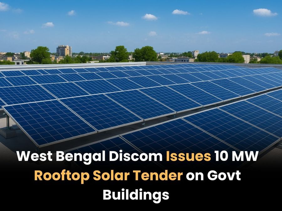 West Bengal Discom Issues 10 MW Rooftop Solar Tender on Govt Buildings