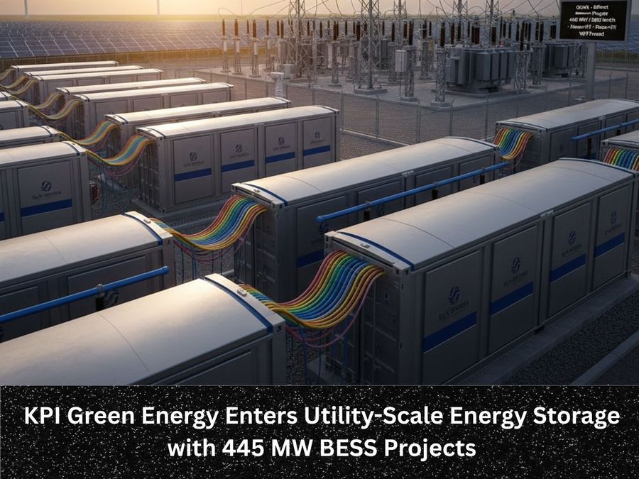 KPI Green Energy Enters Utility-Scale Energy Storage with 445 MW BESS ...