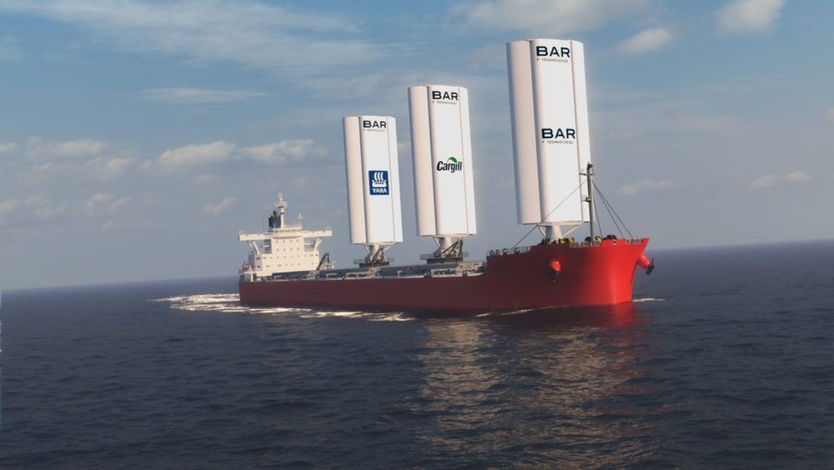 Cargill's Wind Powered Ship Makes Case For Reducing Shipping Emissions