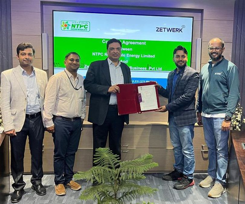 Zetwerk Secures 375 MW Solar Module Deal with NTPC