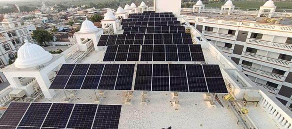 Kosol Energie Installs Solar System At Sarangpur Dham