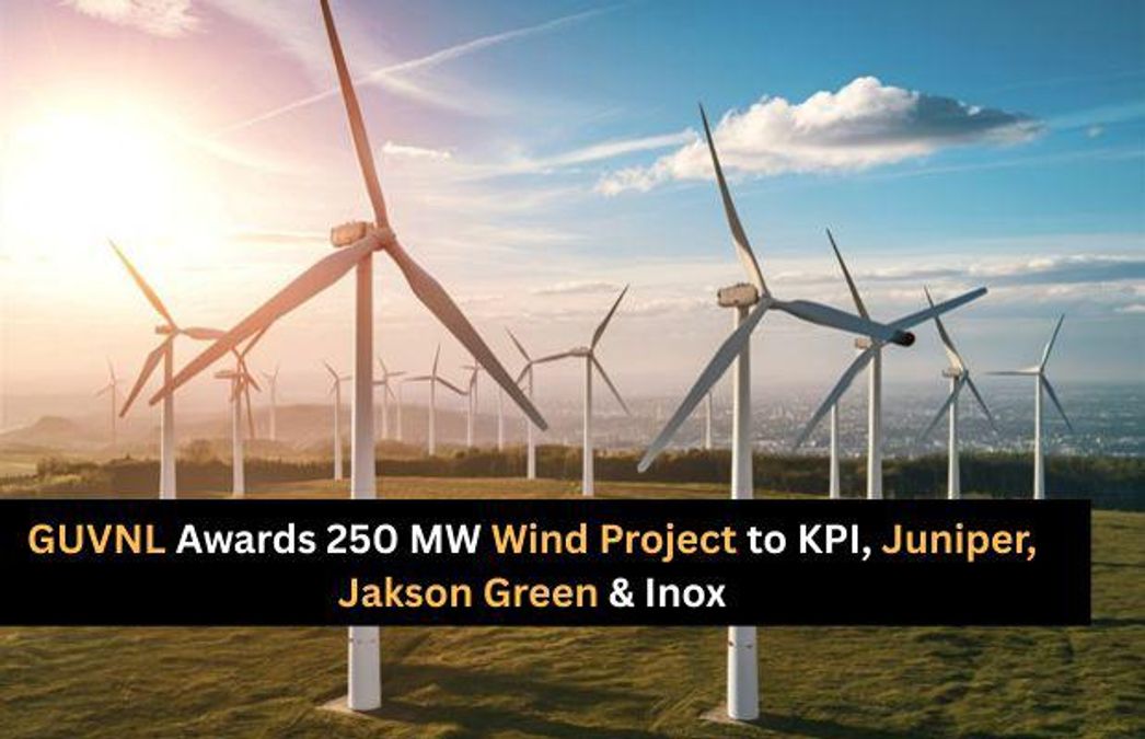 GUVNL Awards 250 MW Wind Project to KPI, Juniper, Jakson Green & Inox