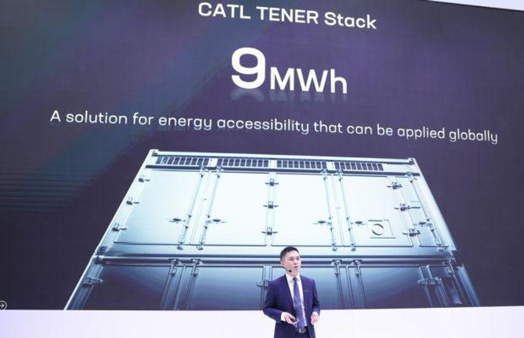 CATL Launches 9MWh Ultra-Large Capacity TENER Stack ESS