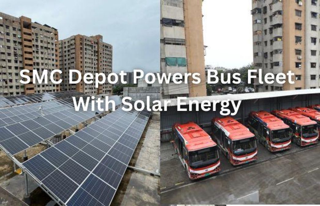 SMC Charges Electric Fleet With Solar Powered Bus Depot
