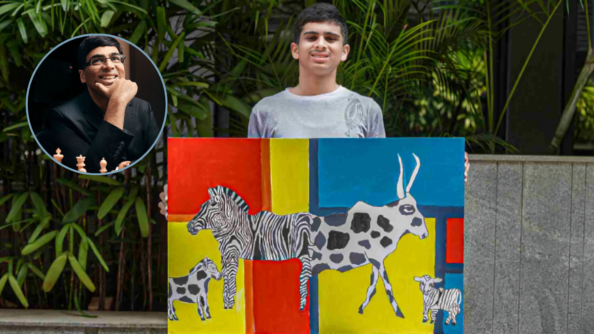 Meet Sai Akhil Anand, Viswanathan Anand's 14YO Son Is An Art Genius