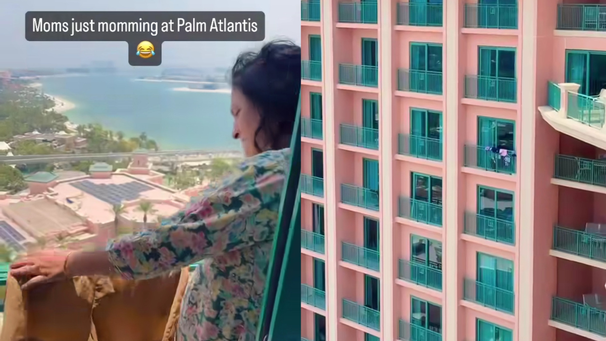 Watch: Indian Mom Dries Clothes On Dubai Hotel's Balcony, Draws Mixed Response
