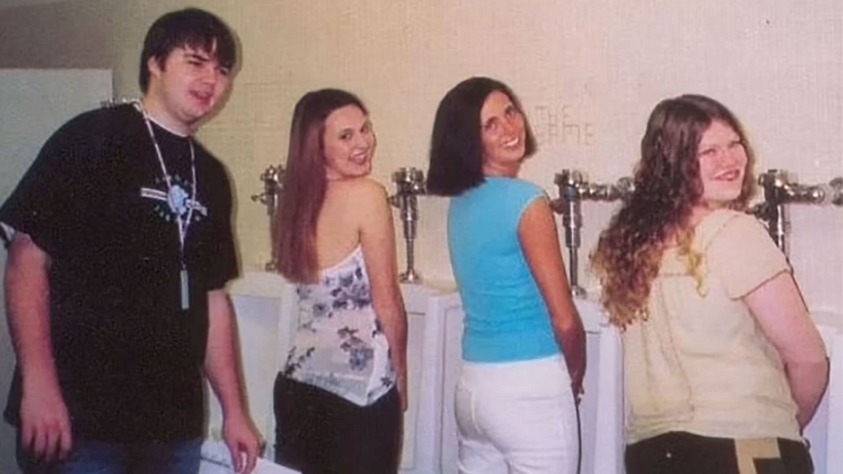 JD Vance's Old Photo Of Him Posing With Girls At Urinals Goes Viral