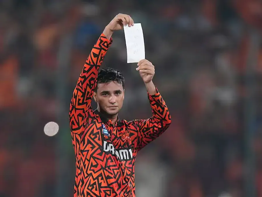 “He invited me to his home” - Abhishek Sharma reveals the reason behind his ‘note’ celebration ...