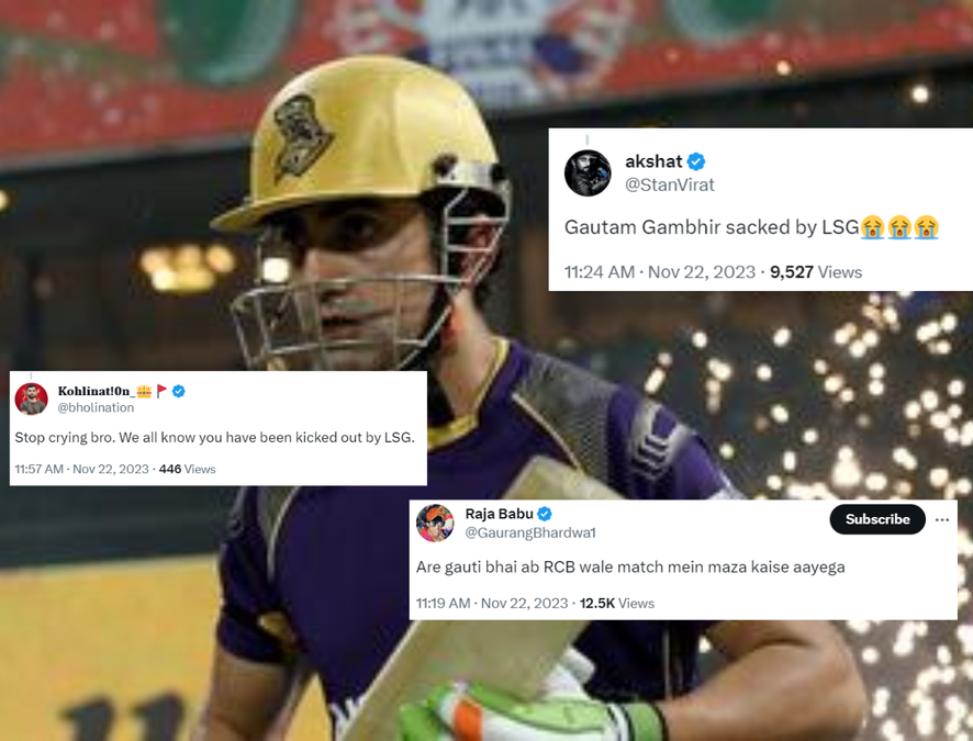 'Mera piya ghar aayo, O gambhir ji' - Fans react as Gautam Gambhir ...