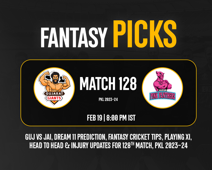 PKL 2023-24: GUJ vs JAI Dream11 Prediction, Match 128, Fantasy Kabaddi Tips, Playing VII ...