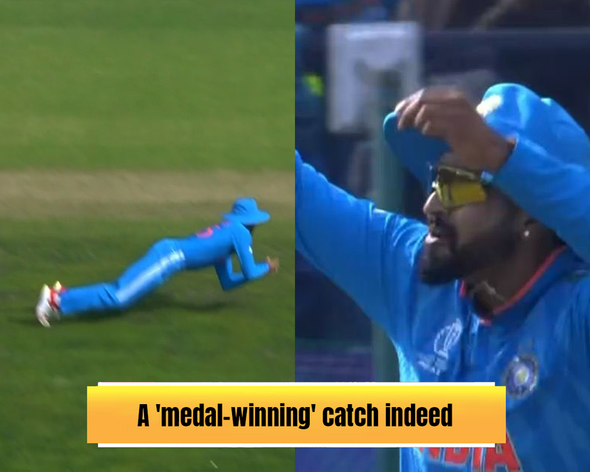 WATCH: Shreyas Iyer takes a screamer to dismiss Devon Conway in IND vs NZ 2023 ODI World Cup ...