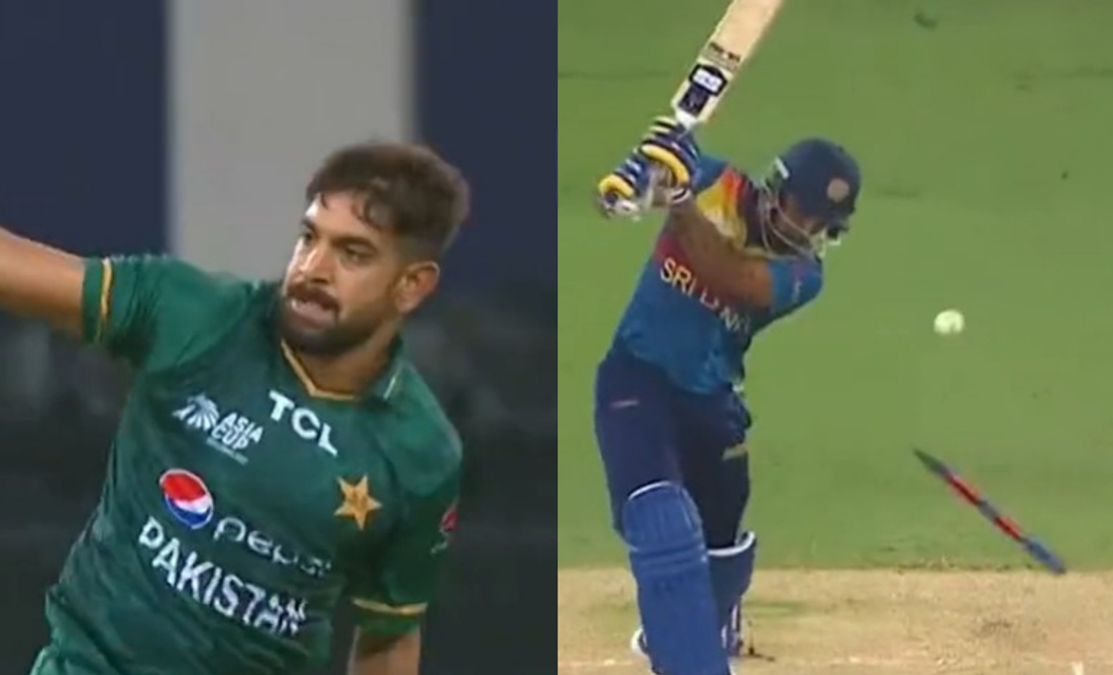 WATCH: Harris Rauf clean bowled Gunathilaka with a stunning 151 kmph ...