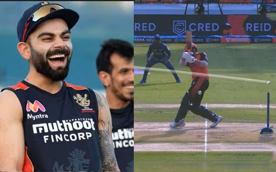 Watch: SRH crowd chants 'Kohli Kohli' following controversial no-ball ...