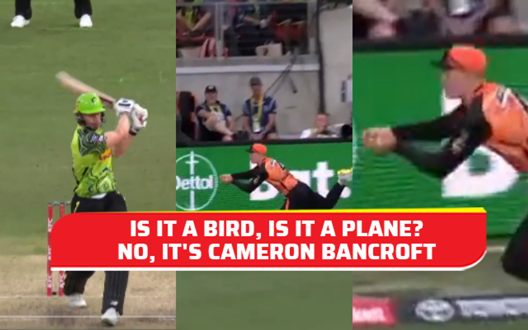 BBL 2022-23: Cameron Bancroft pulls off an unbelievable running catch ...